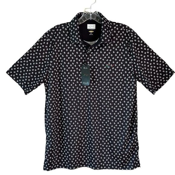Greg Norman Collection | Shirts | New Gregnormanmensblackpoloshirt ...